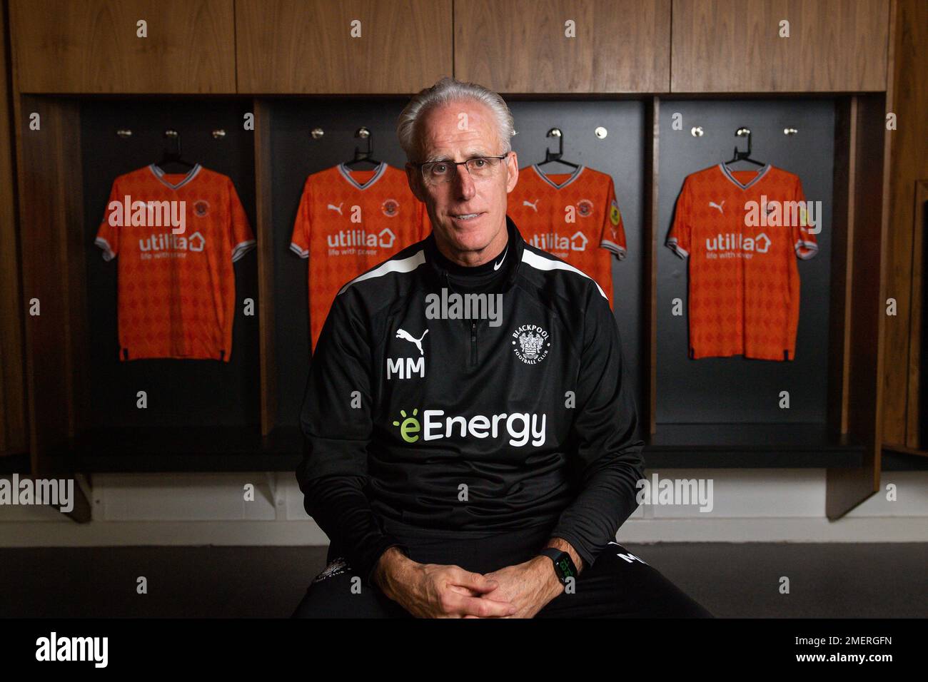 Official unveiling of Mick McCarthy as head coach of Blackpool at ...