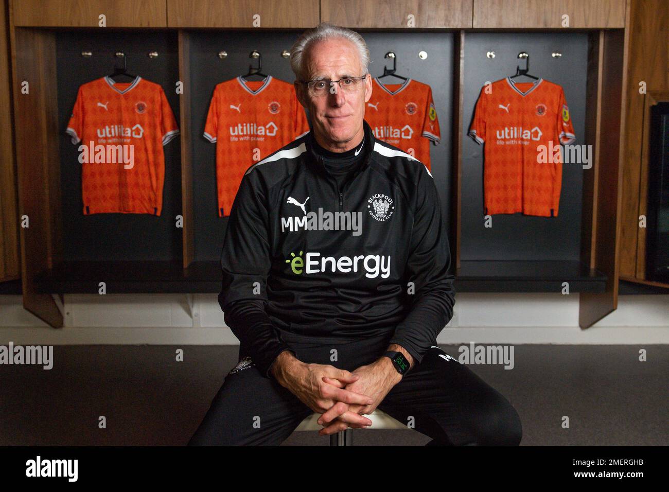Official unveiling of Mick McCarthy as head coach of Blackpool at ...