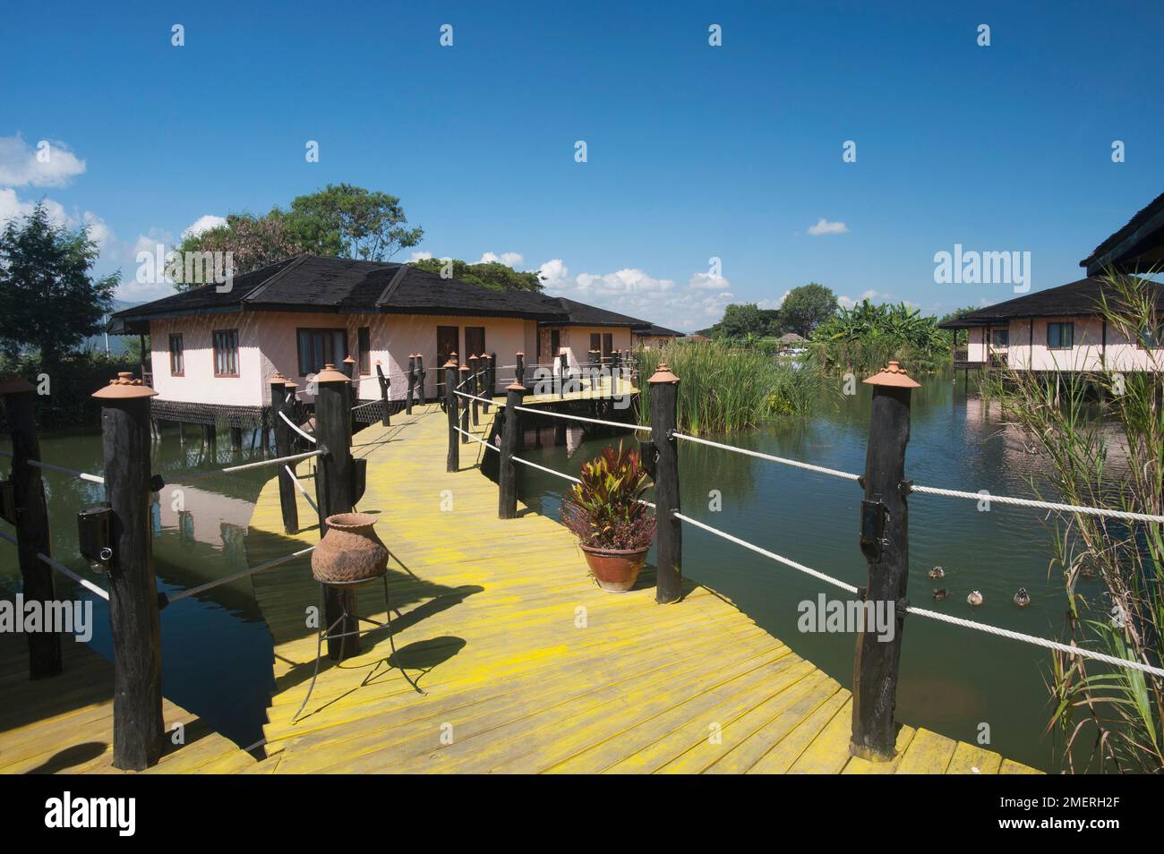 Myanmar, Eastern Myanmar, Inle Lake, Viewpoint Hotel Stock Photo - Alamy