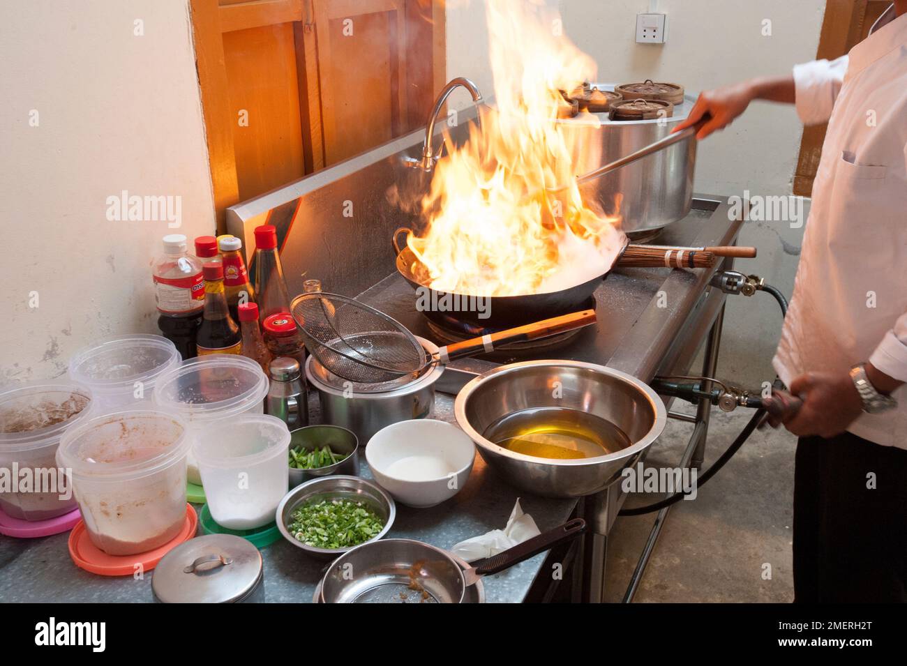 Myanmar, Eastern Burma, Inle Lake, Live Dim Sum House restaurant Stock ...
