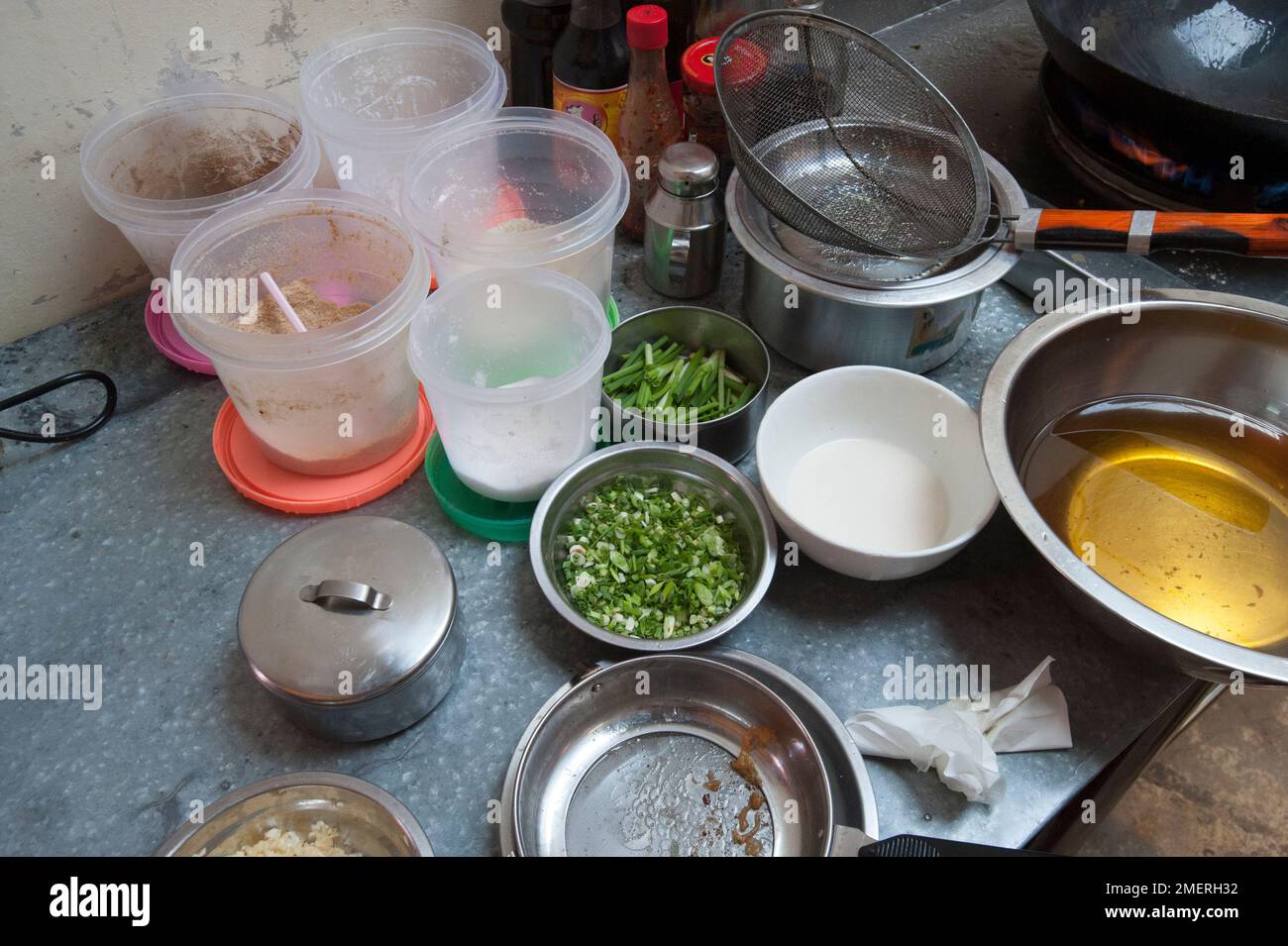 Myanmar, Eastern Burma, Inle Lake, Live Dim Sum House restaurant Stock ...