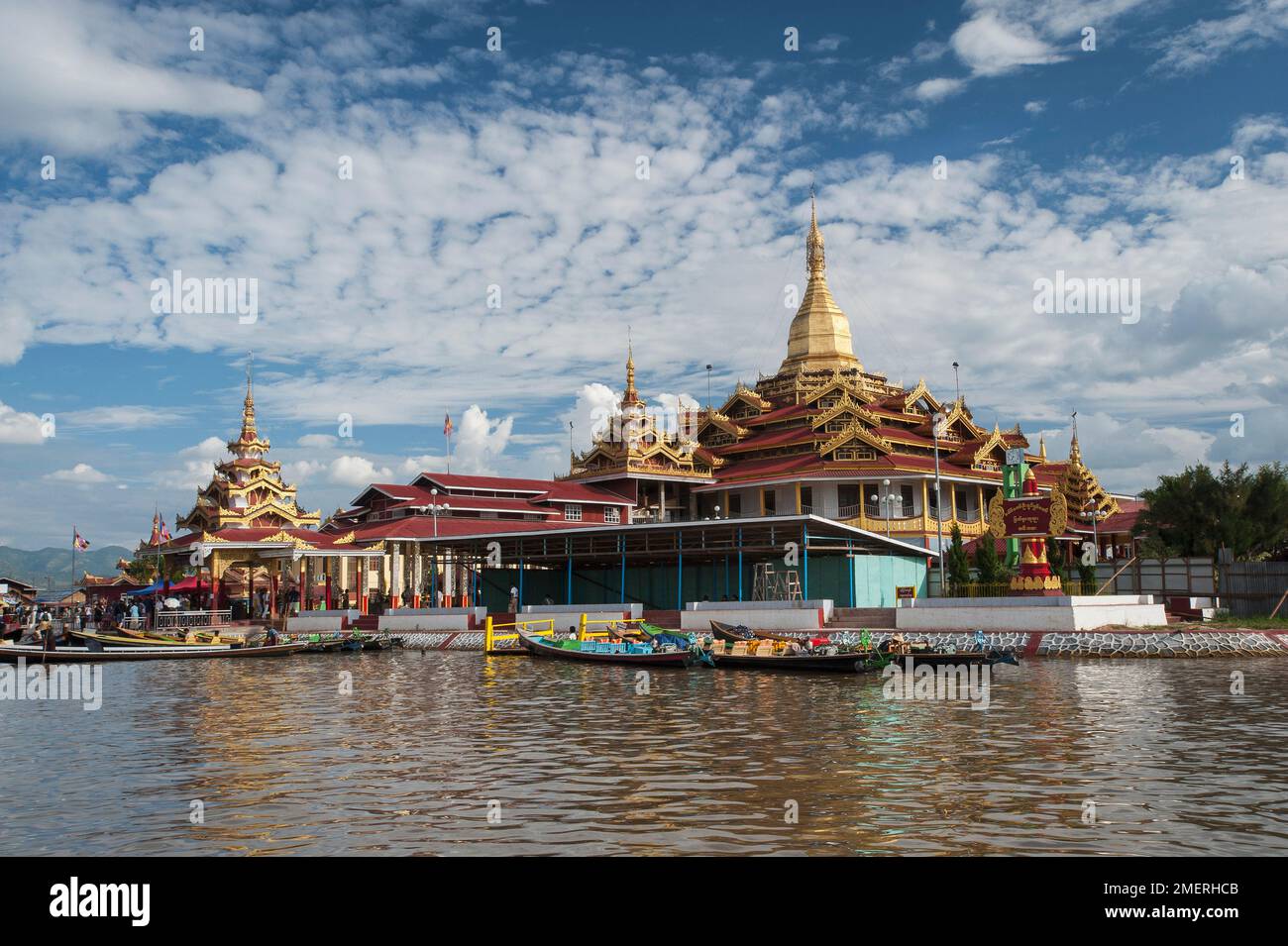 Myanmar, Eastern Myanmar, Inle Lake, Phaung Daw U Paya Stock Photo - Alamy
