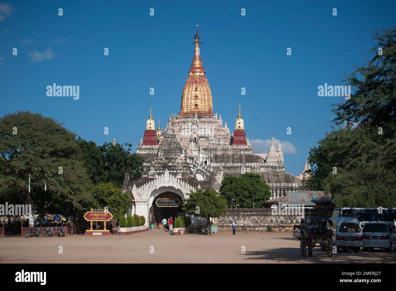 Myanmar, Western Myanmar, Bagan, Ananda Temple Stock Photo - Alamy
