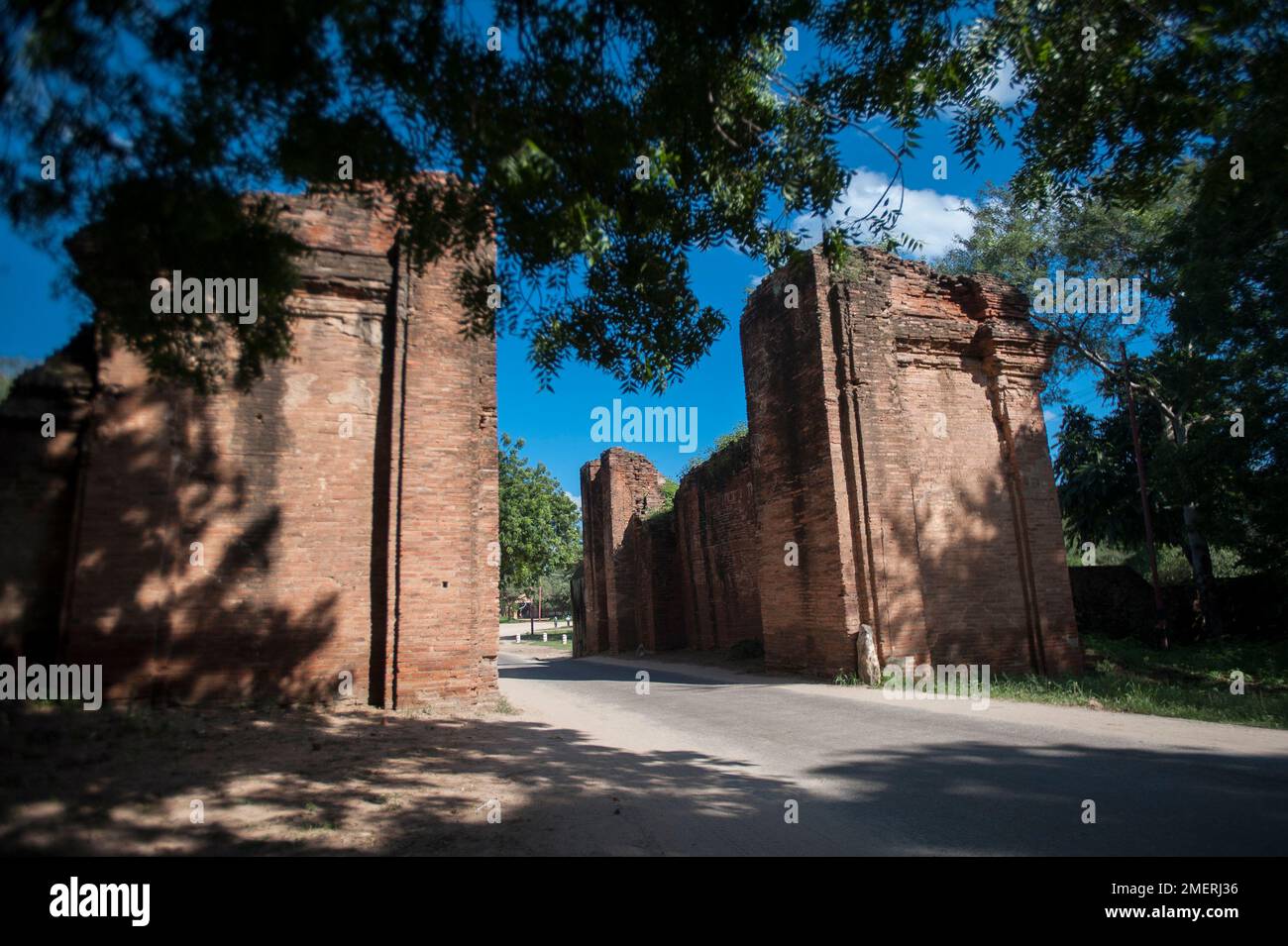 Myanmar, Western Myanmar, Bagan, Tharabar Gate Stock Photo - Alamy