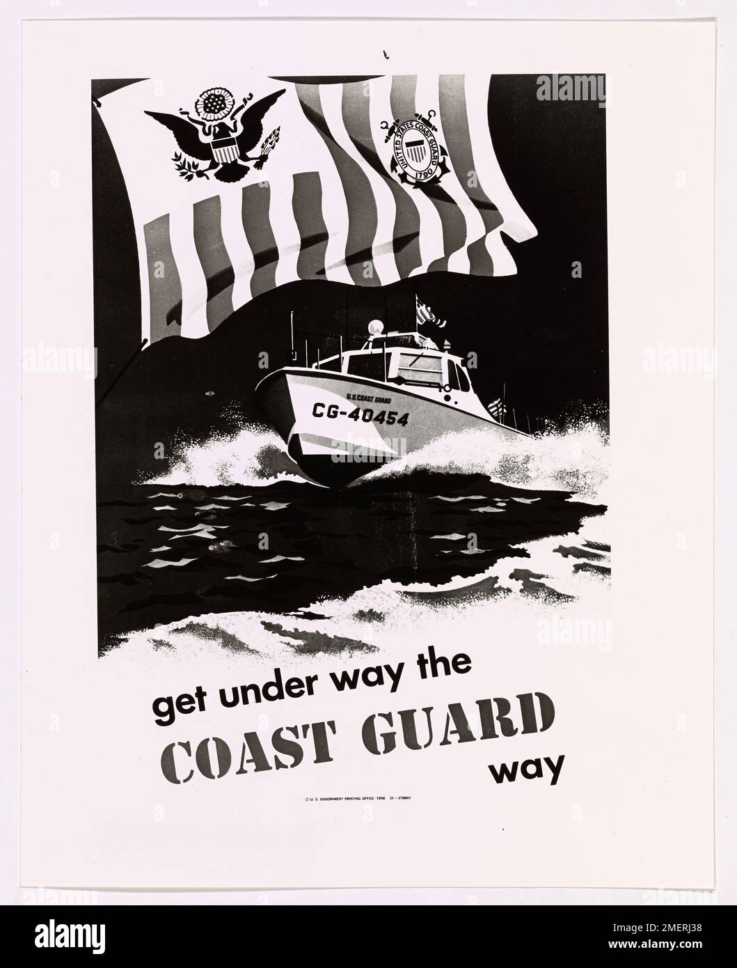 This recruitment poster encourages individuals to join the U.S. Coast ...