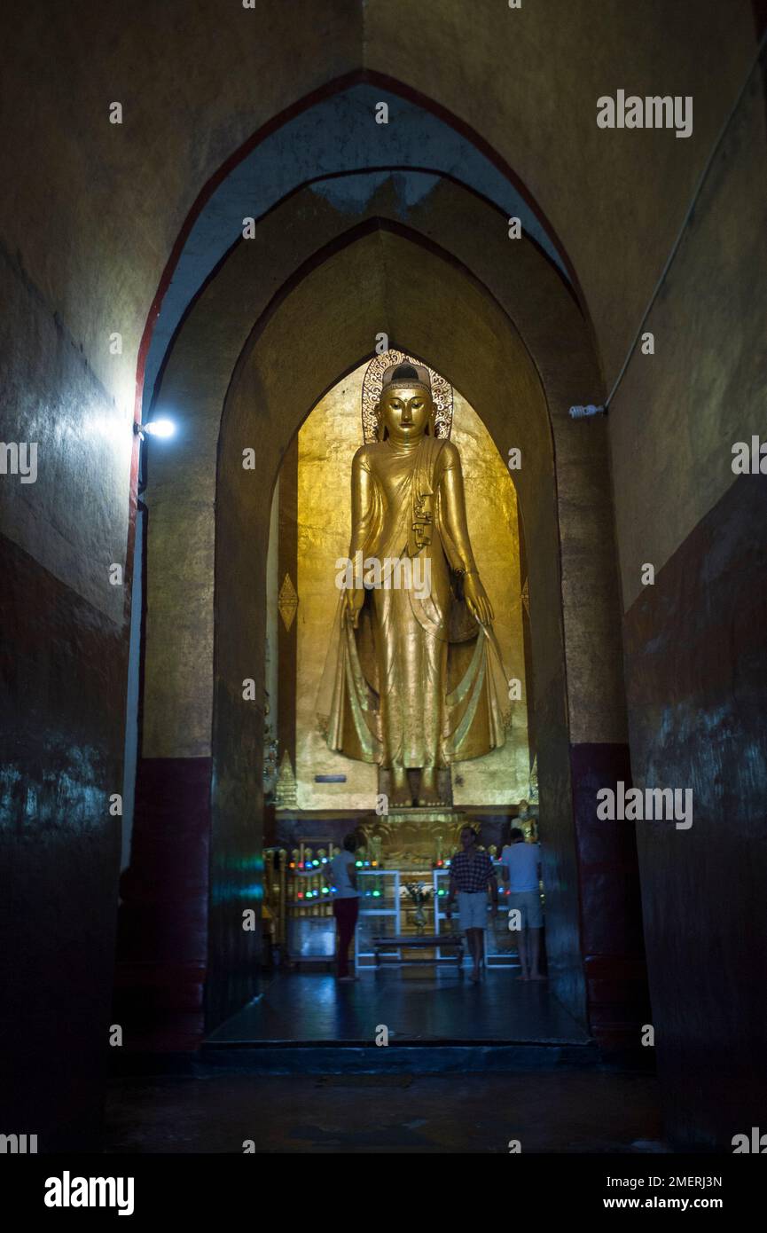 Myanmar, Western Myanmar, Bagan, Ananda Temple, 3rd Buddha Stock Photo ...