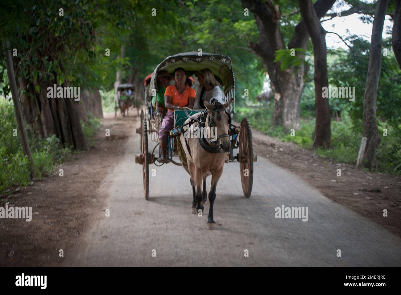 Myanmar, Mandalay Region, Inwa, carriages Stock Photo - Alamy