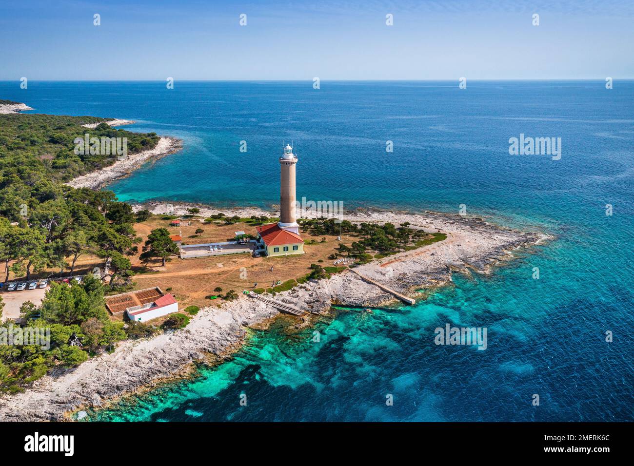 Light house Veli Rat Stock Photo - Alamy