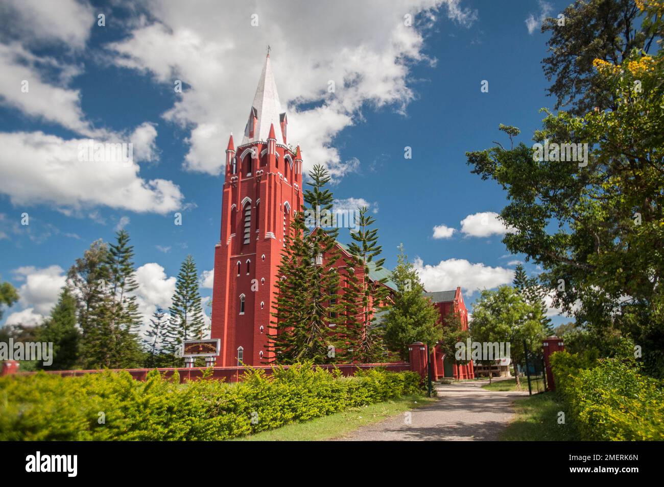 Myanmar, around Mandalay, Pyin U-Lwin, Sacred Heart Catholic church ...