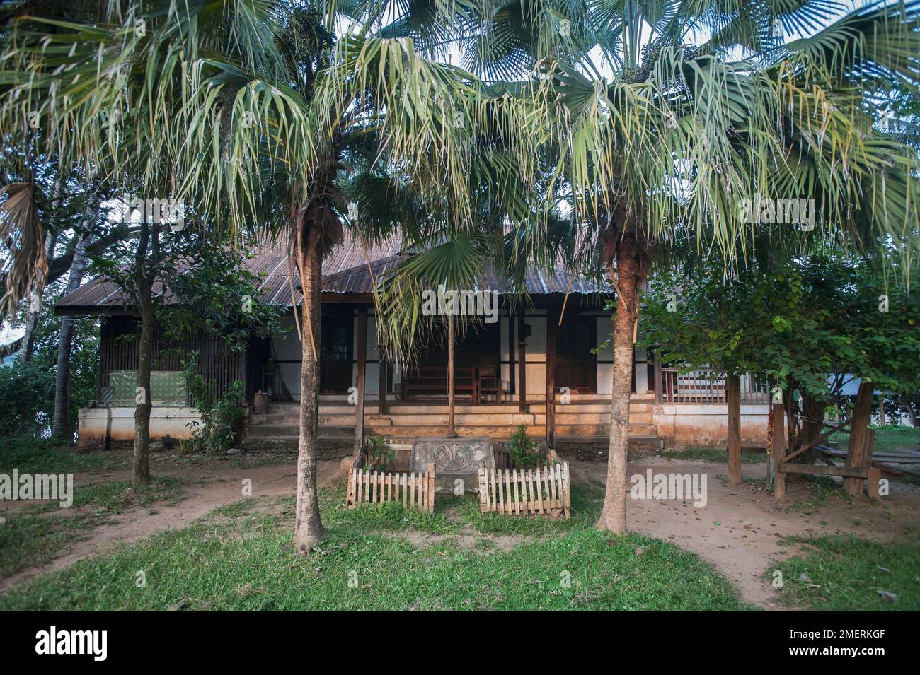 Myanmar, Northern Myanmar, Katha, British Club Stock Photo - Alamy