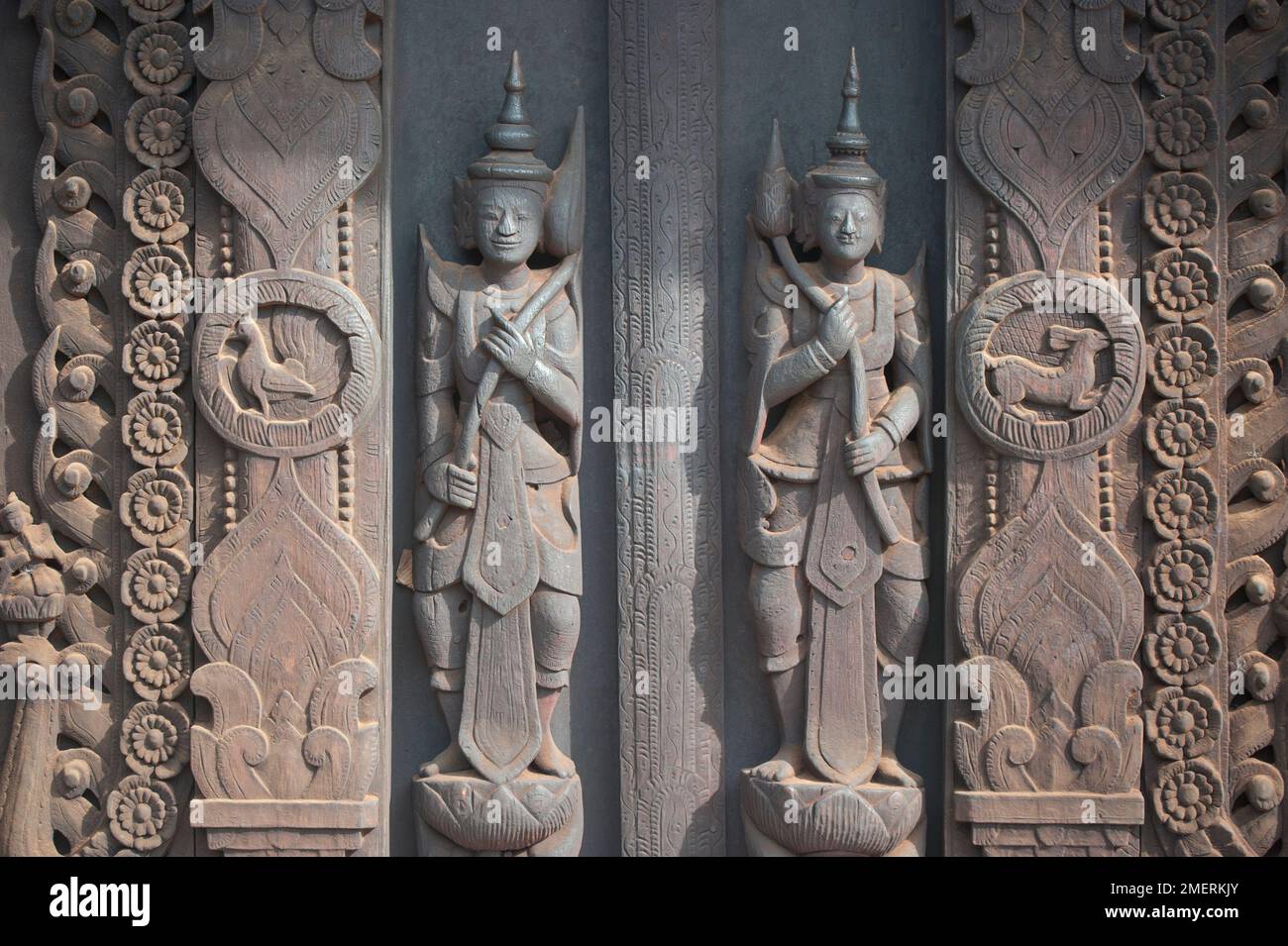 Myanmar, Mandalay Region, Shwe In Bin Kyaung monastery Stock Photo - Alamy