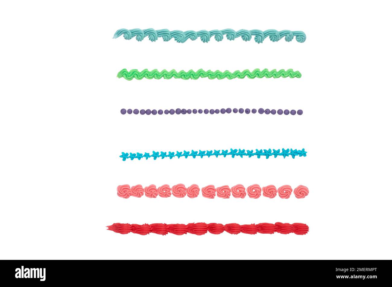 Fondant icing patterns, cake decorations Stock Photo - Alamy