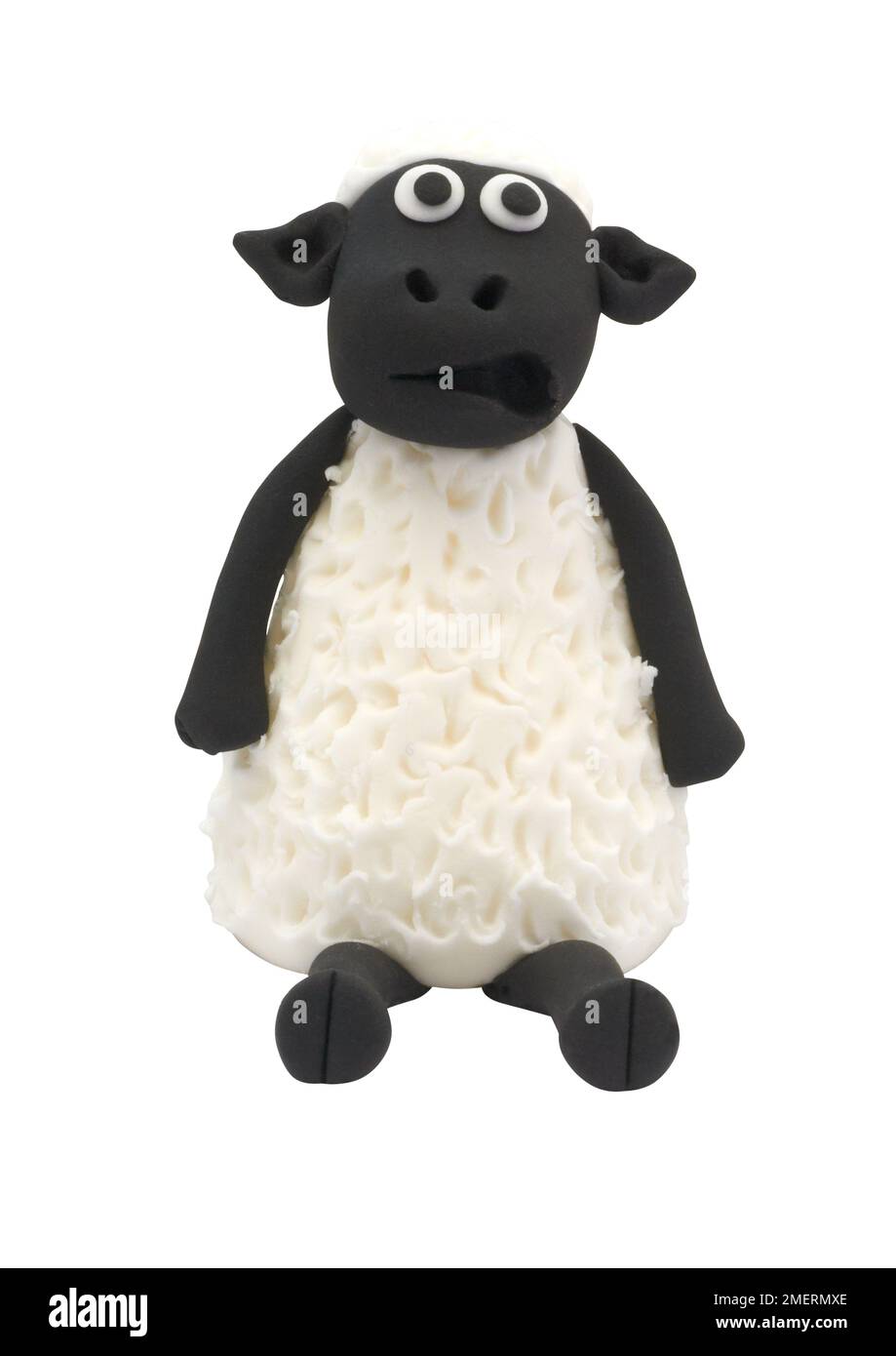 Sheep made from fondant icing Stock Photo - Alamy