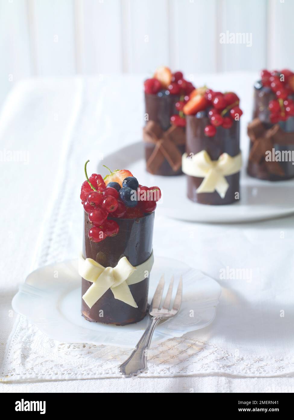 Chocolate cylinders hi-res stock photography and images - Alamy