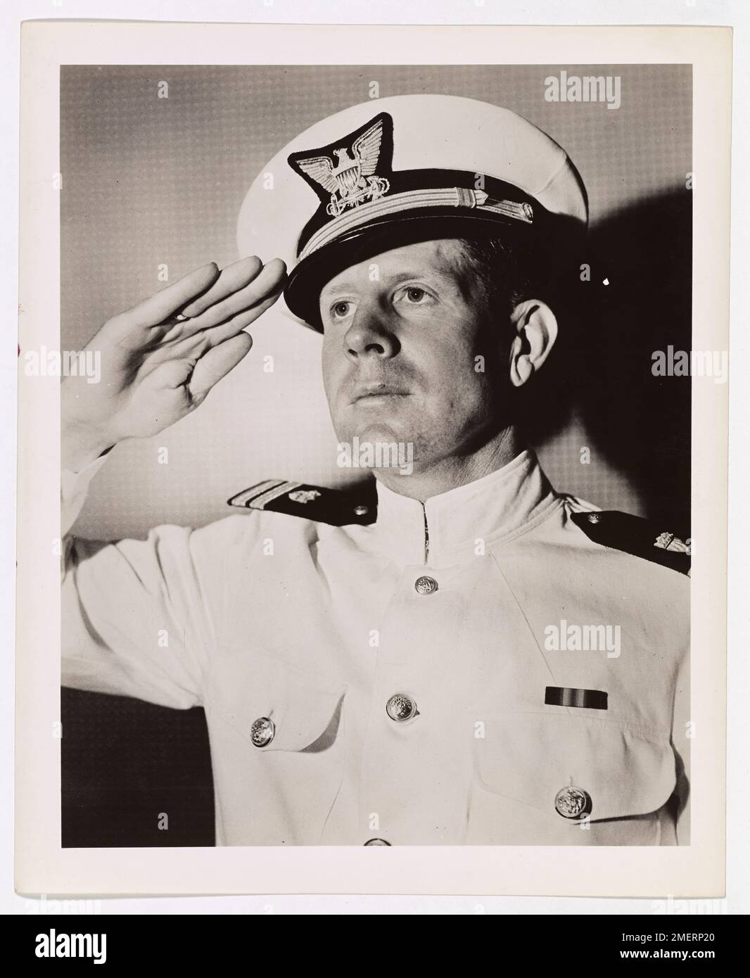 A portrait of Jimmy Grier, Musician First Class, in his U.S. Coast ...