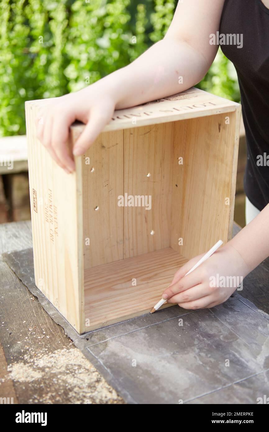 Slate box planter hi-res stock photography and images - Alamy