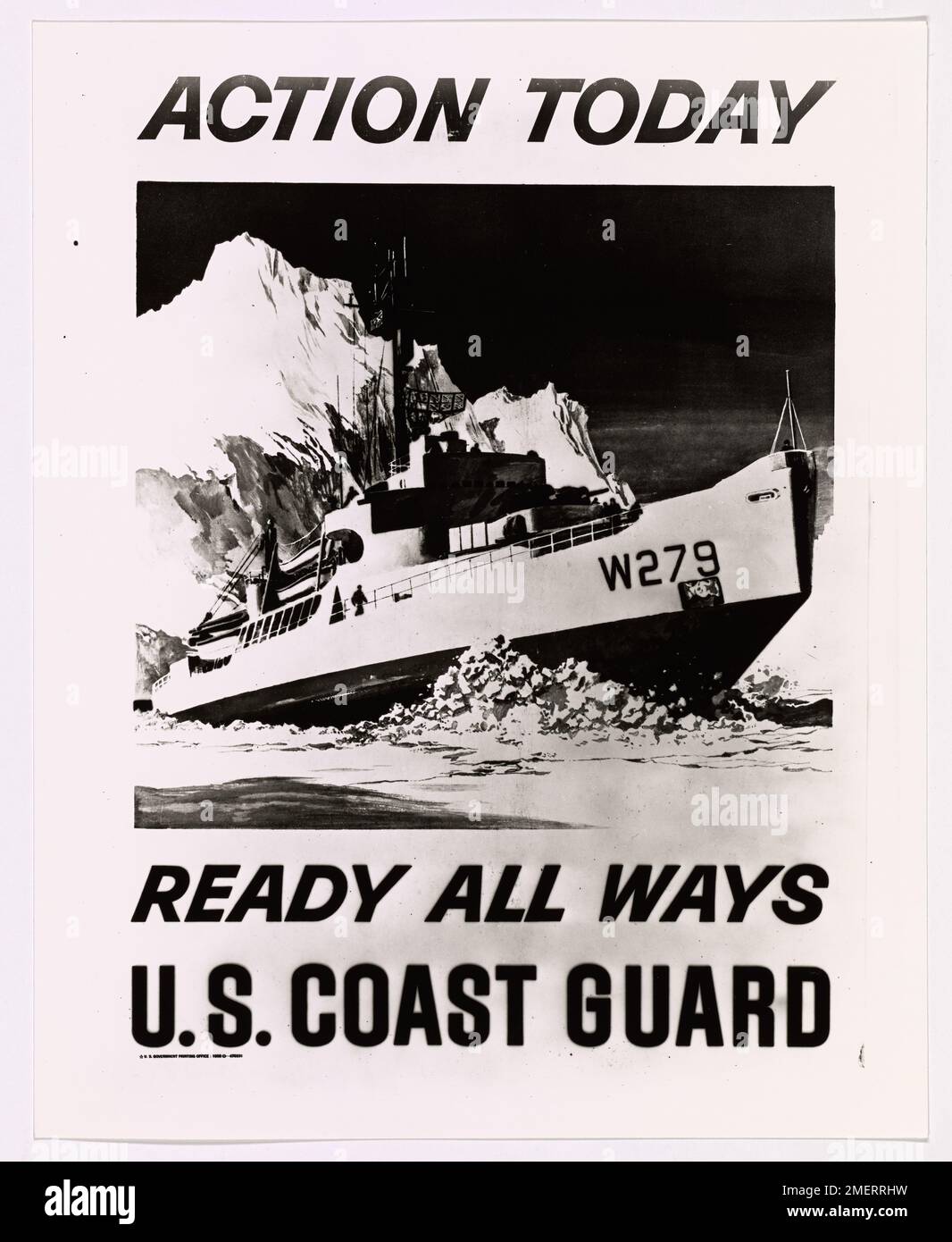 This Coast Guard recruiting poster emphasizes readiness and versatility ...