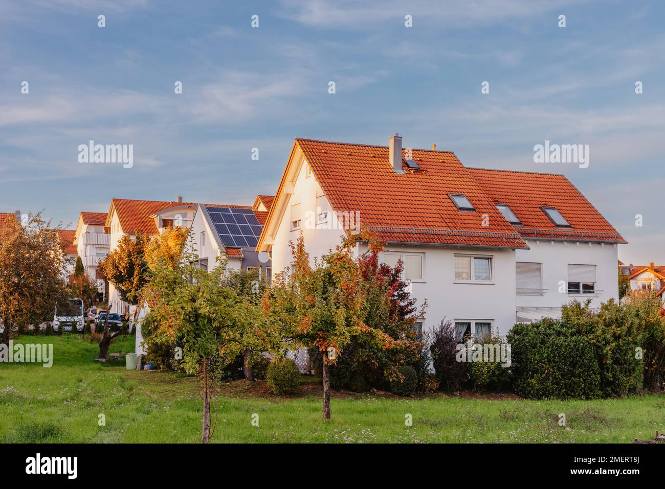 Traditional Small House With Beautiful Outdoor Decor Facade In Germany ...