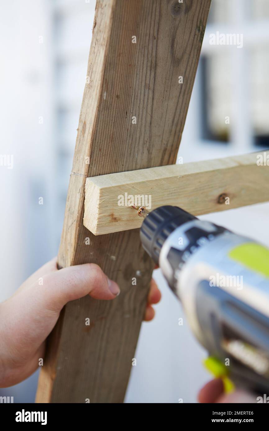 Step ladder planter hi-res stock photography and images - Alamy