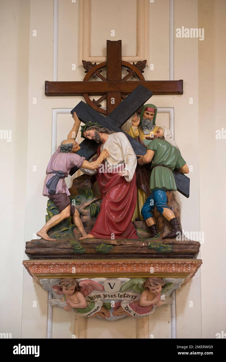 Negombo Town, Sri Lanka, St Mary's Church, Western Province Stock Photo ...