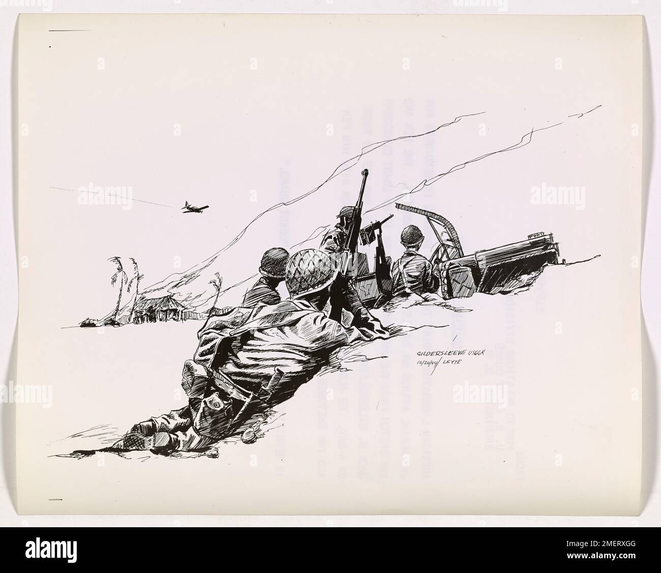Coast Guard Combat Artist Jack B. Gildersleeve's artwork shows American ...