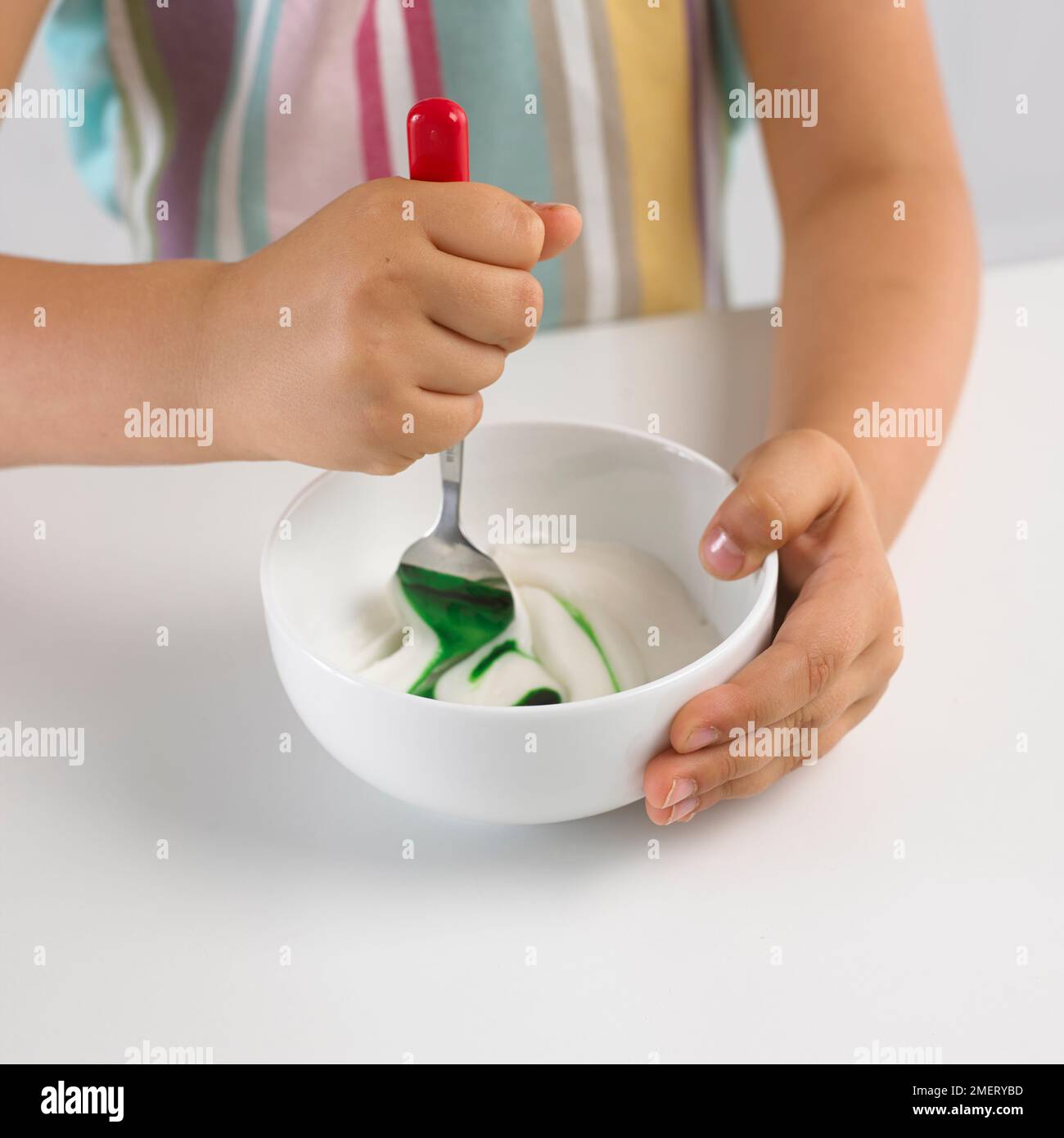 Child hands bowl hi-res stock photography and images - Alamy