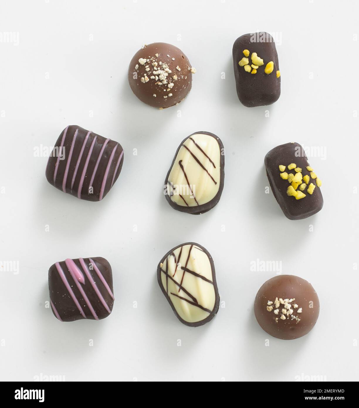 Selection of chocolates Stock Photo - Alamy