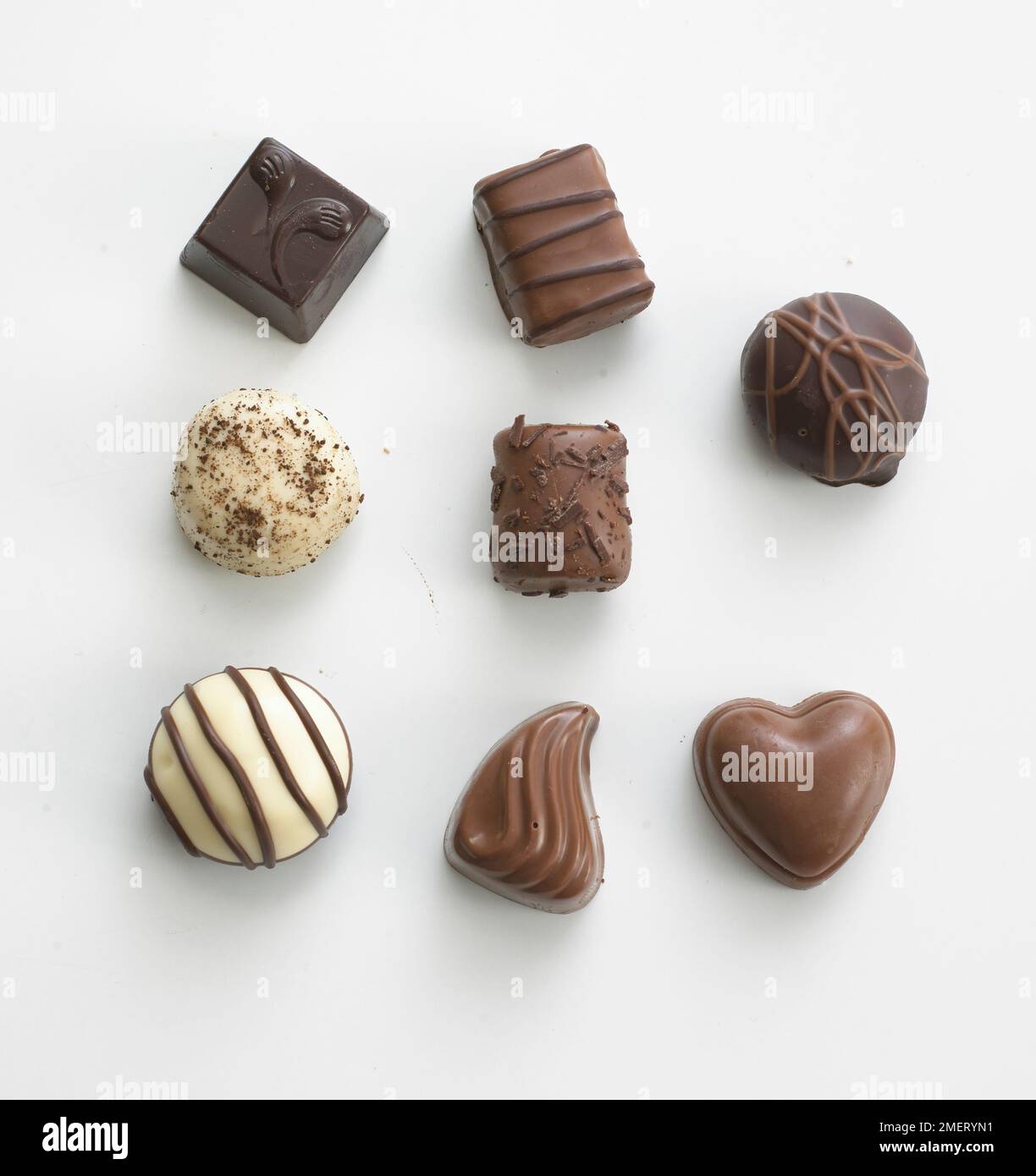 Selection of chocolates Stock Photo - Alamy
