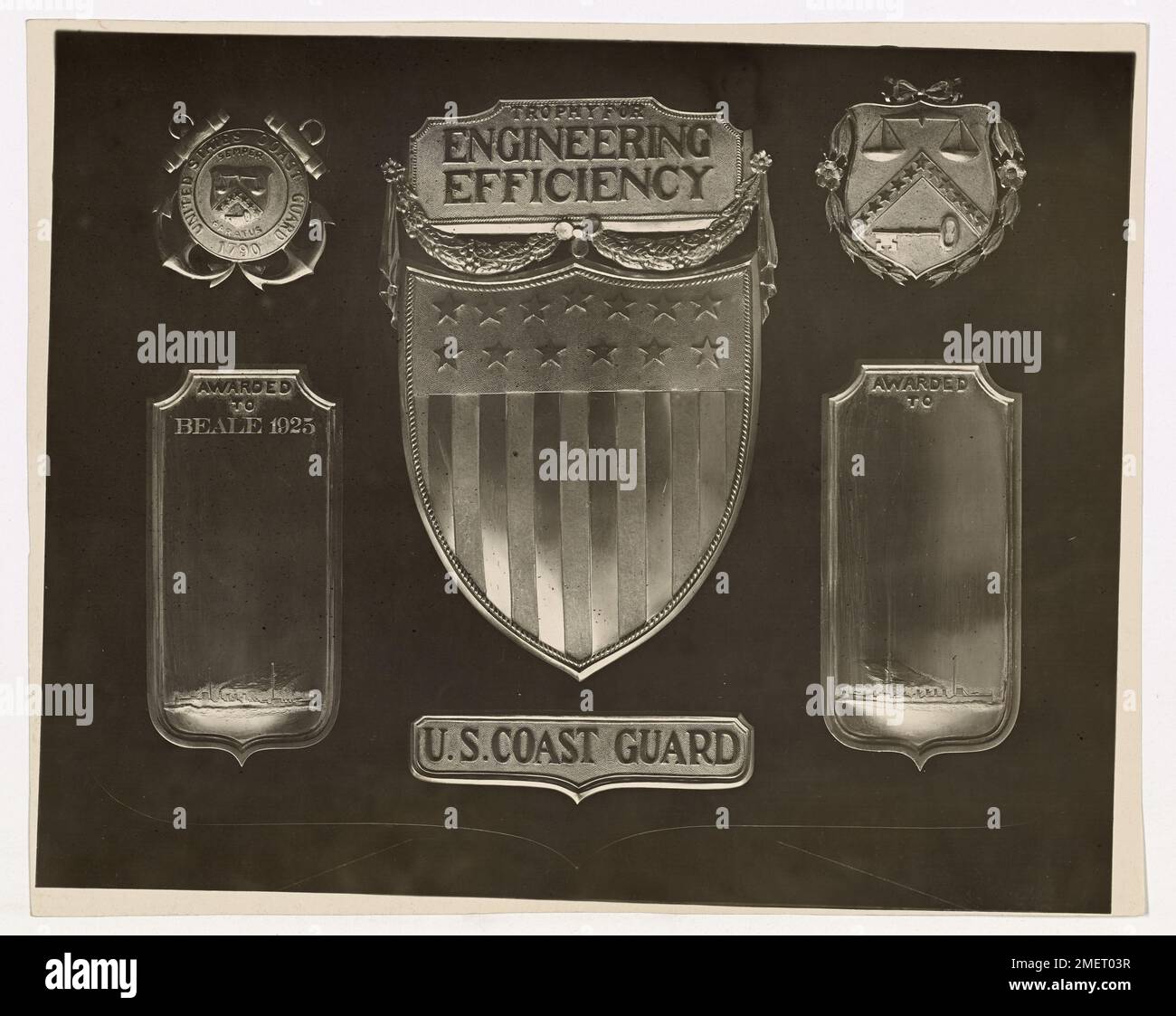 U.S. Coast Guard Engineering Trophy. Picture of the trophy which is ...