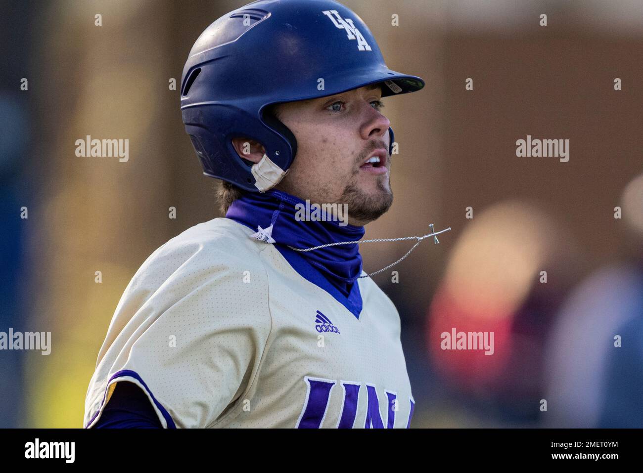 North Alabama OF/IF Austin Thrasher (5) during an NCAA baseball game on ...