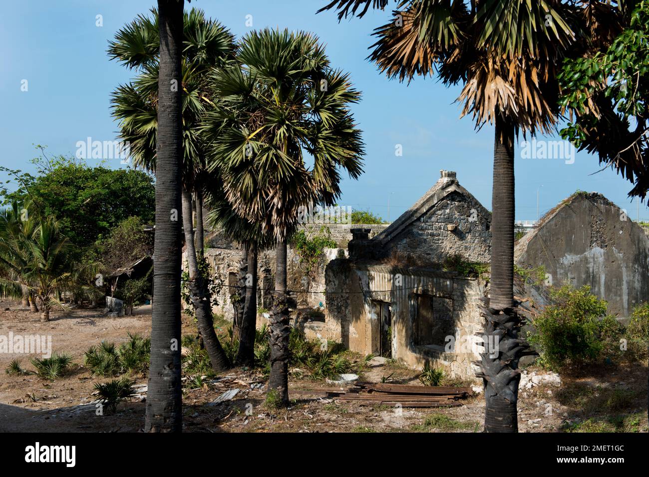 Fort, Mannar Island, North Eastern Province, Sri Lanka, Talaimannar ...