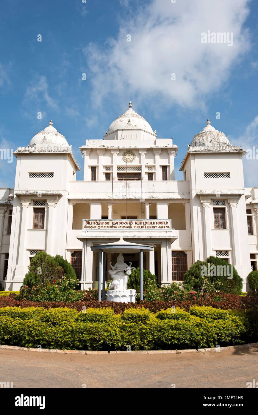 Jaffna Library, Jaffna Town, North Eastern Province, Sri Lanka Stock ...