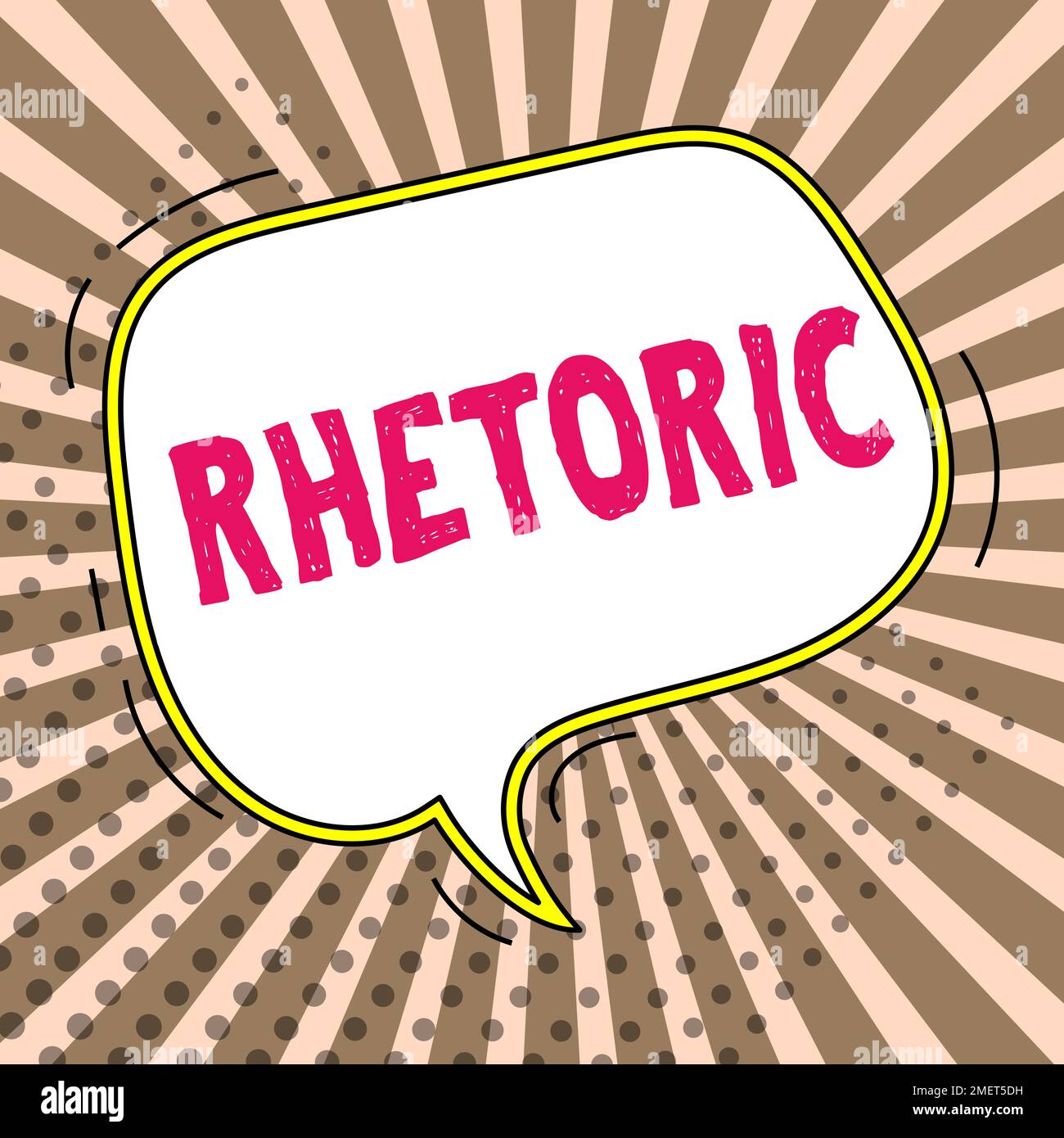 Writing displaying text Rhetoric. Business concept study of writing or ...