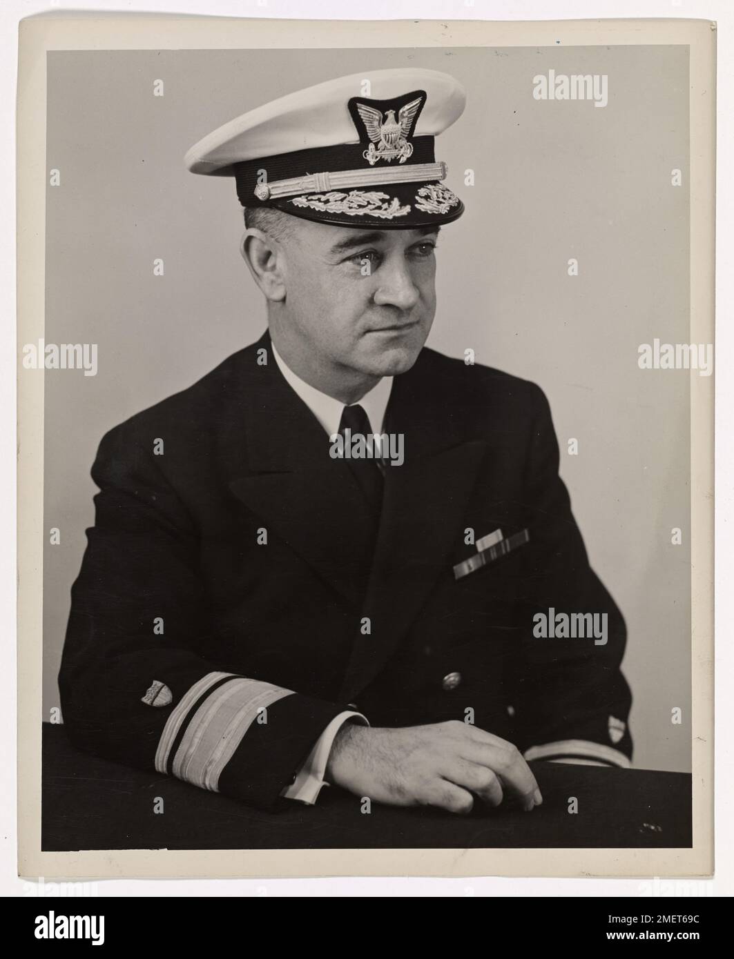 Rear Admiral Frank J. Gorman, USCG (retired), photographed in 1947. He ...