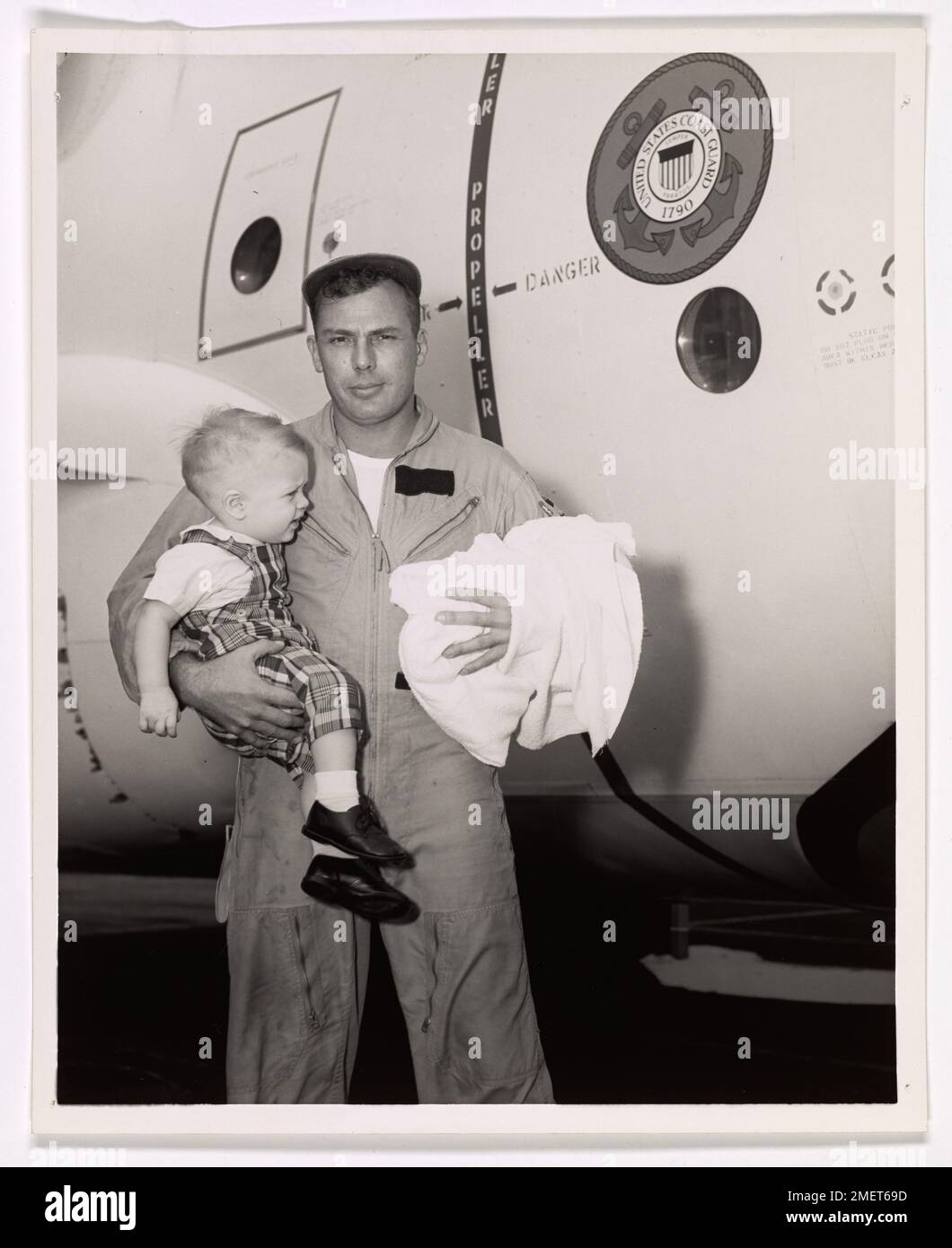 This image shows Coast Guard First Class Petty Officer Don Claar, who ...