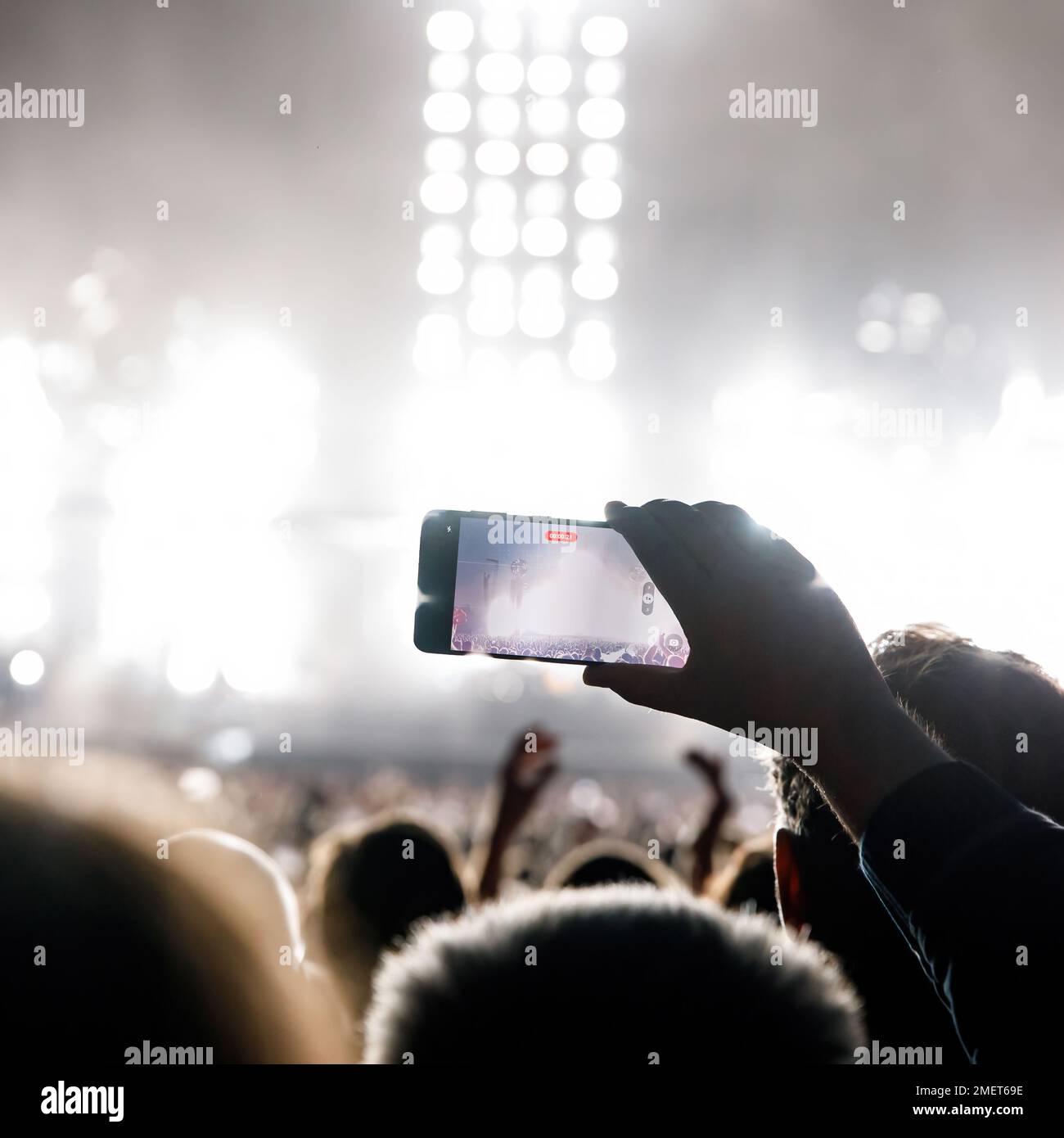 Shooting stage using smart phone hi-res stock photography and images ...
