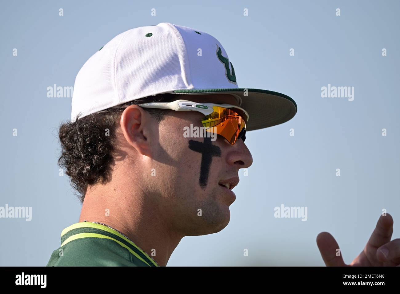 South Florida's Daniel Cantu stands on the field during an NCAA college ...