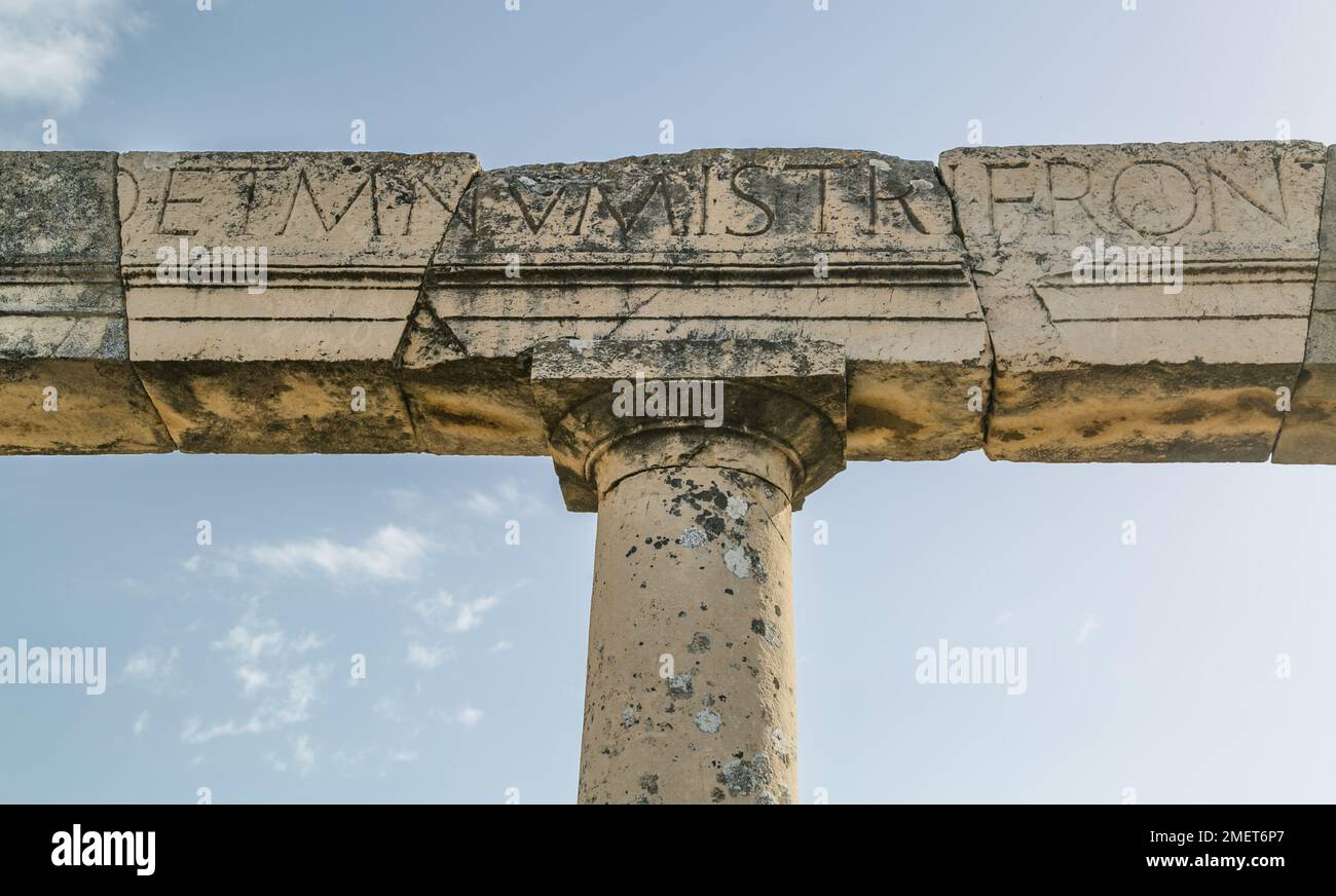 Ancient Rome archaeological ruins of Pompeii, UNESCO World Heritage ...