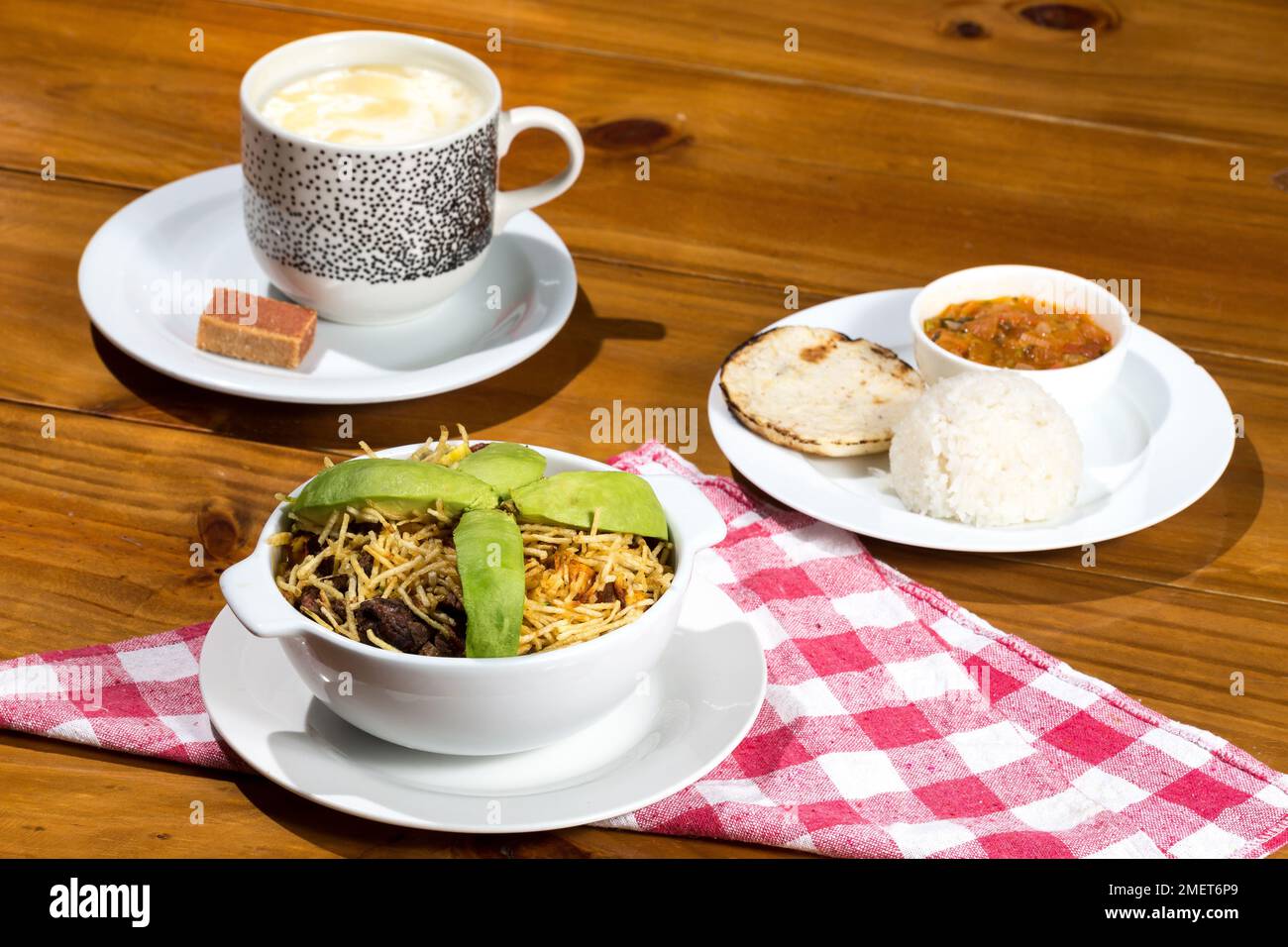 Cazuela paisa, typical dish of the Antioquia region of Colombia Stock ...