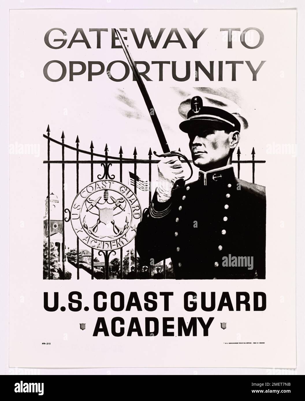 Gateway to Opportunity. This image depicts a Coast Guard recruiting ...