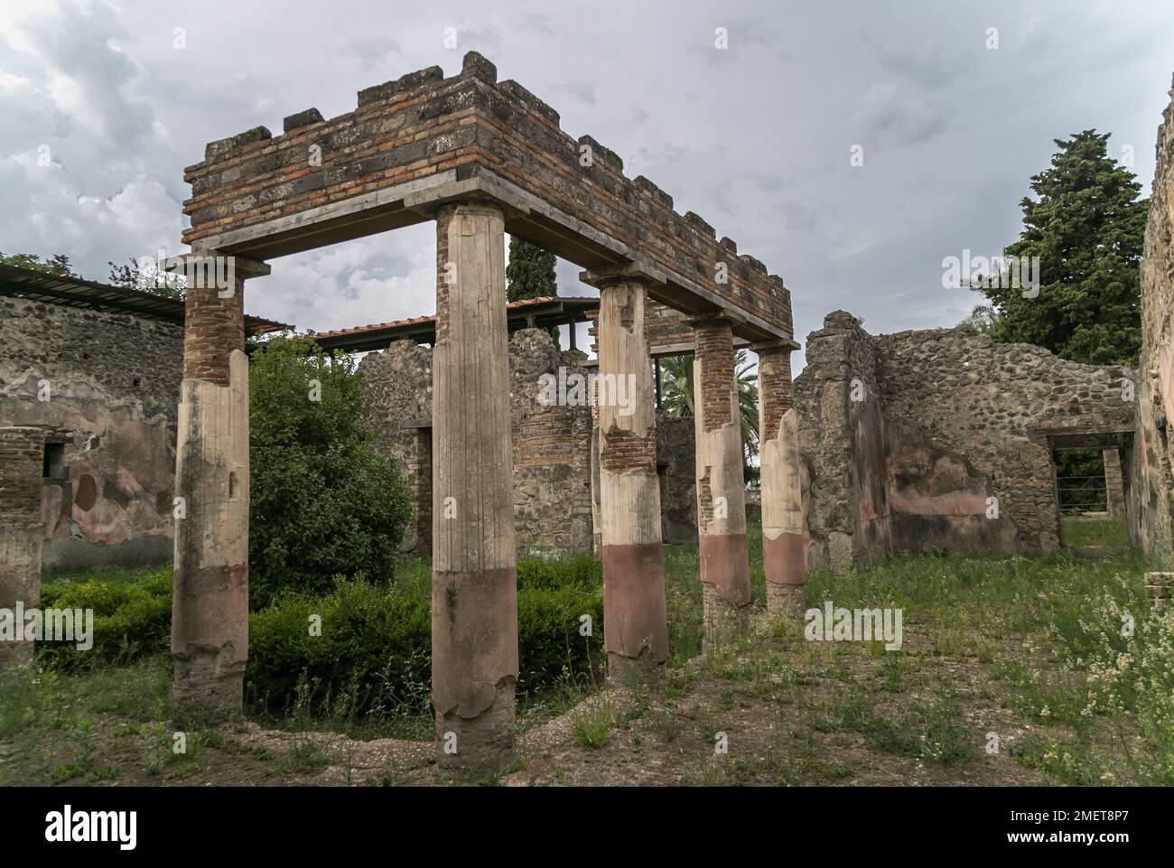 Ancient Rome archaeological ruins of Pompeii, UNESCO World Heritage ...