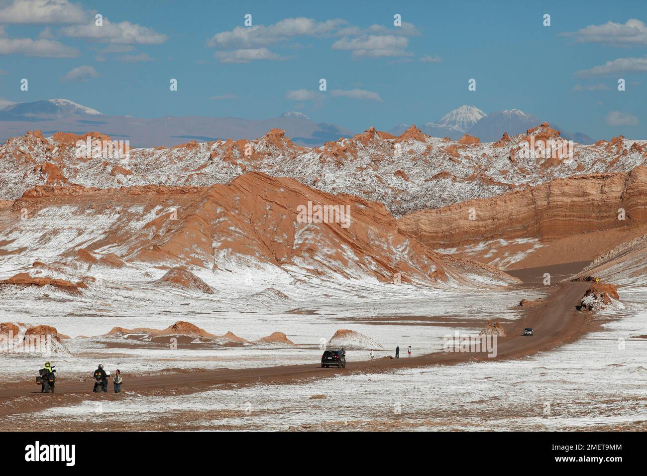 Salt evaporation in Vale de la Luna, Moon Valley, Atacama Desert, El ...