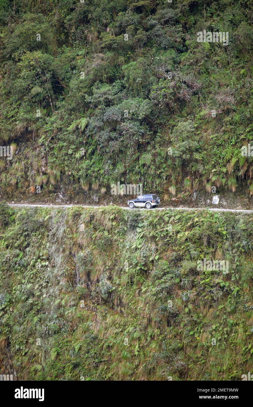 Camino a los Yungas or Yungas Road, most dangerous road in the world ...