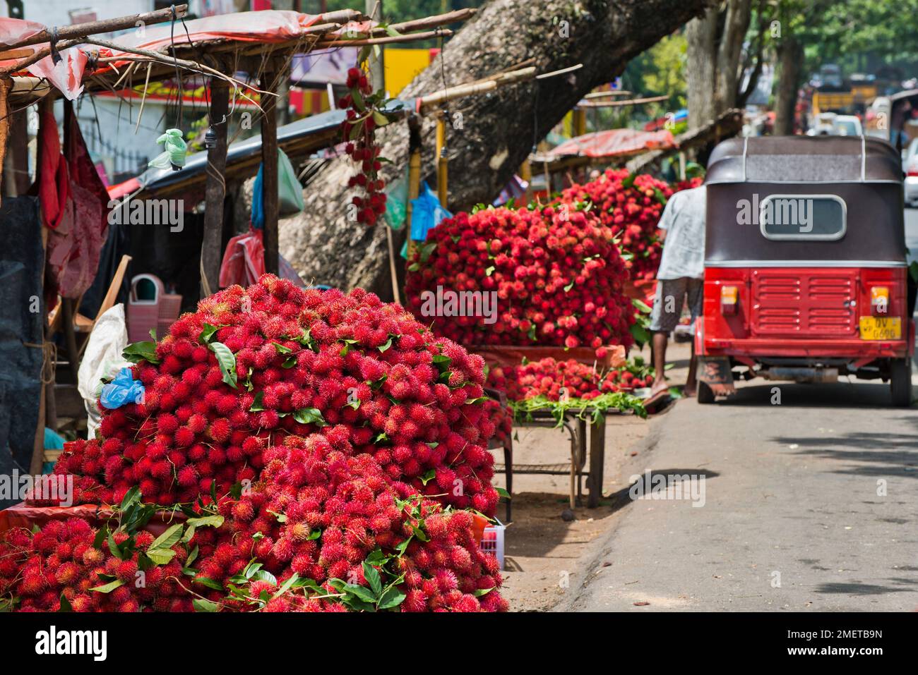 A1, Kandy Road, Sri Lanka, Western Province, Yakkala, roadside fruit ...