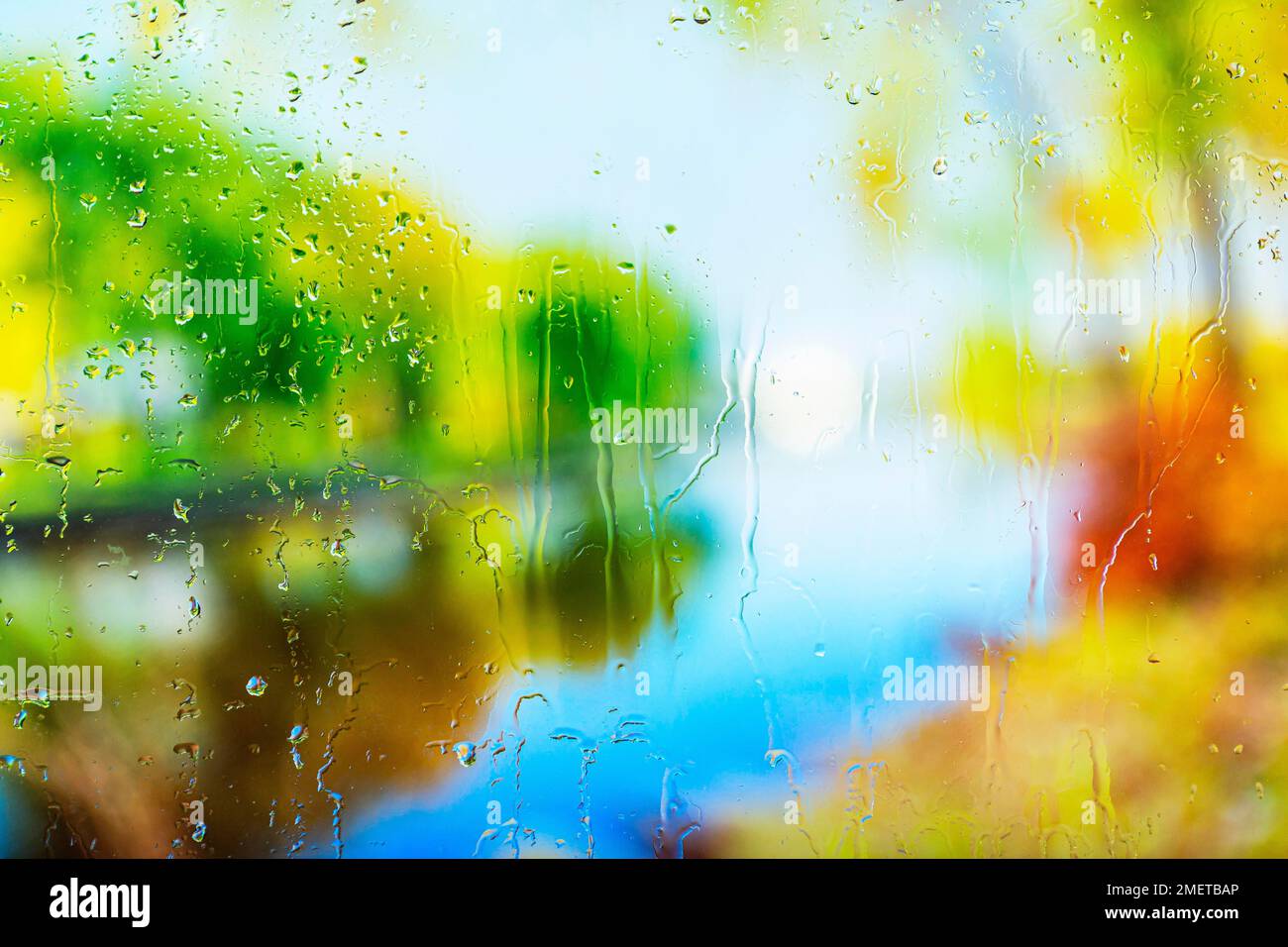 background rain drops close up Stock Photo - Alamy