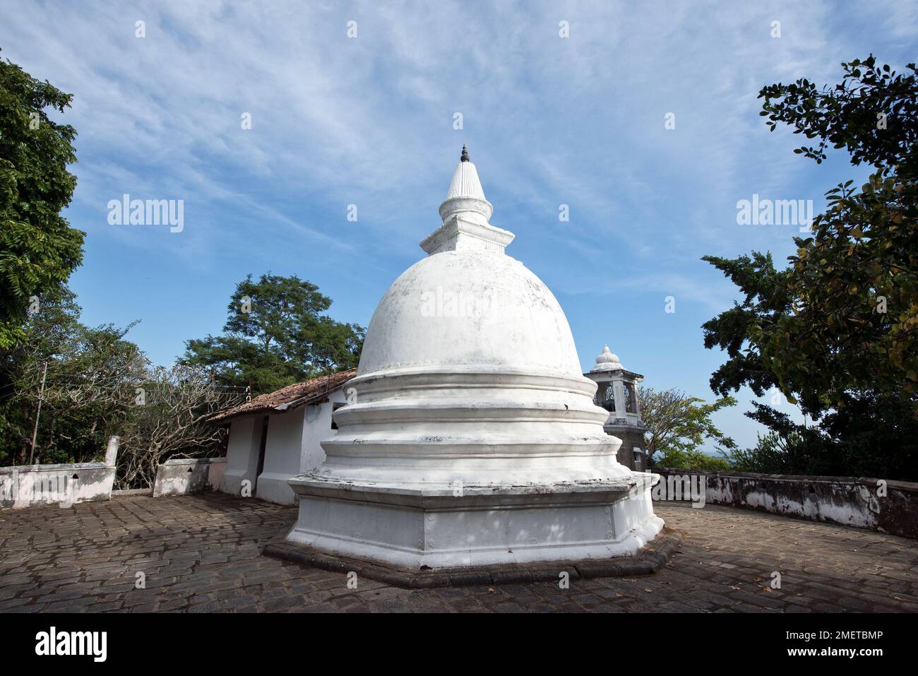 Beliatta, Dagoba at the Summit, Mulgirigala Rock Temple, Mulkirigala ...