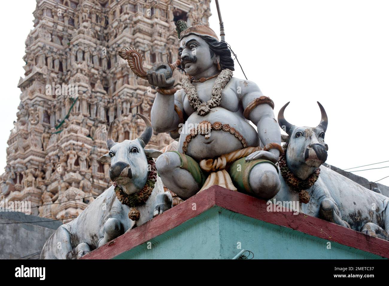 Central Province, Matale, Matale Hindu Temple, Sri Lanka, exterior ...