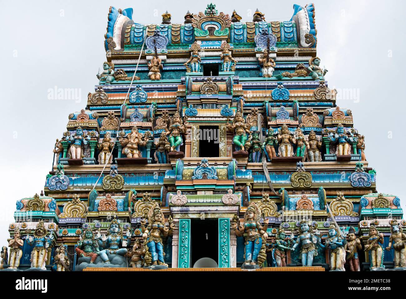 Central Province, Matale, Matale Hindu Temple, Sri Lanka Stock Photo ...