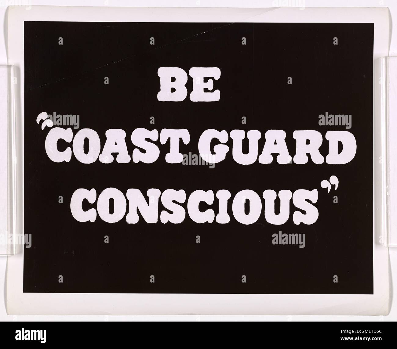 This Coast Guard recruiting poster promotes awareness of military ...