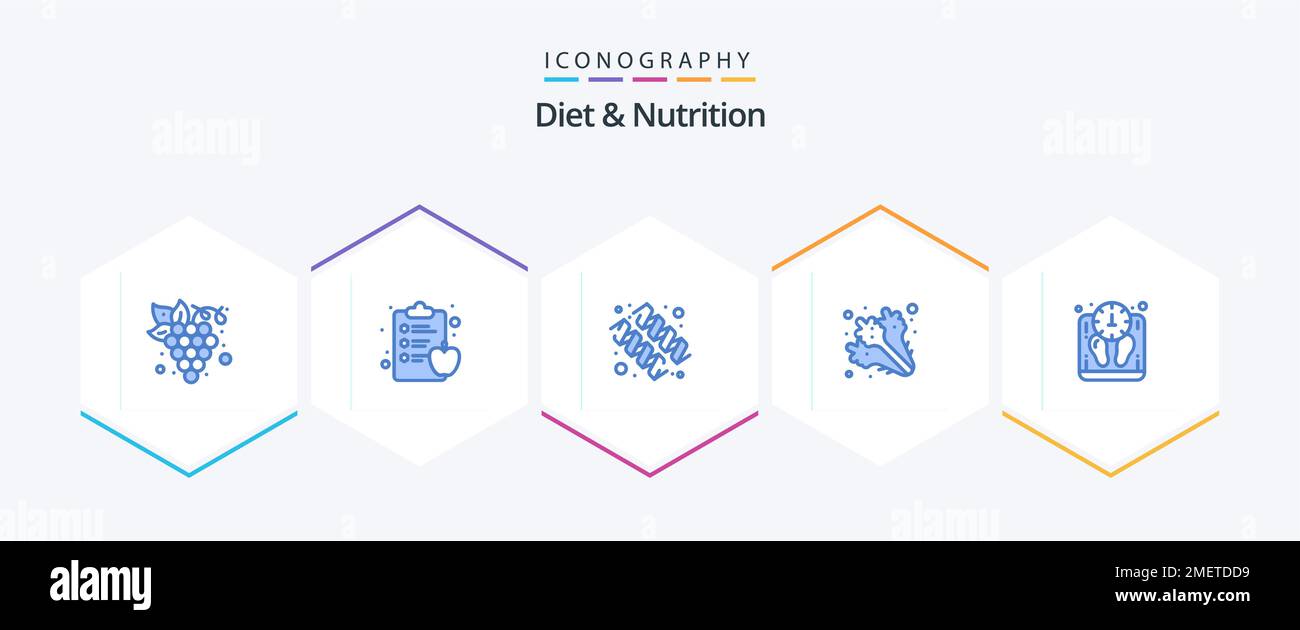 Diet And Nutrition 25 Blue icon pack including weight. diet. protein ...